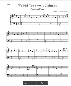 We Wish You a Merry christmas Sheet Music (FREE PDF)
